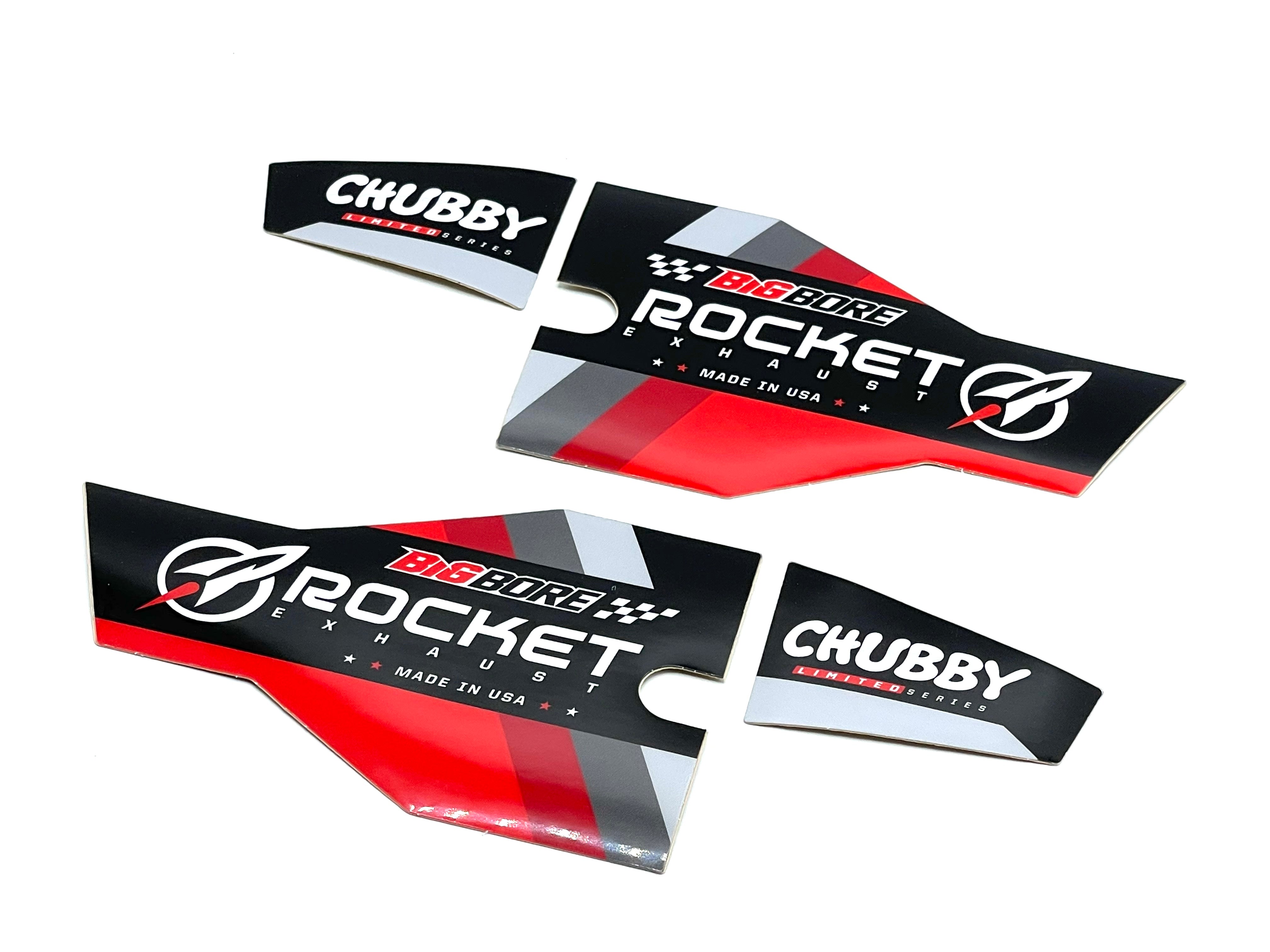 Replacement Decals - Chubby Big Bore – Rocket Exhaust